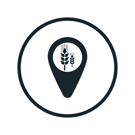 farm map iconのイラスト素材 [40053335616] - イメージマート
