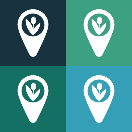 farm map iconのイラスト素材 [40053330214] - イメージマート