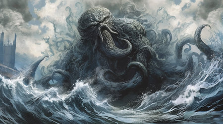 Photo of the majestic Kraken emerges - ID:1-206200284 - Royalty Free ...