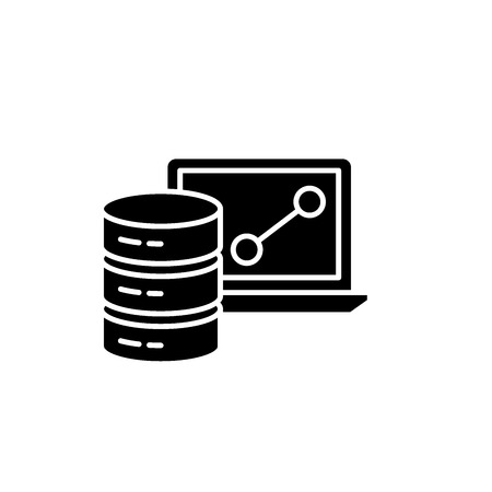 Vector of Big data framework black icon, - ID:113440511 - Royalty Free ...
