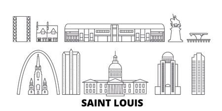 Vector of United States, Saint Louis - ID:1-120656909 - Royalty Free ...