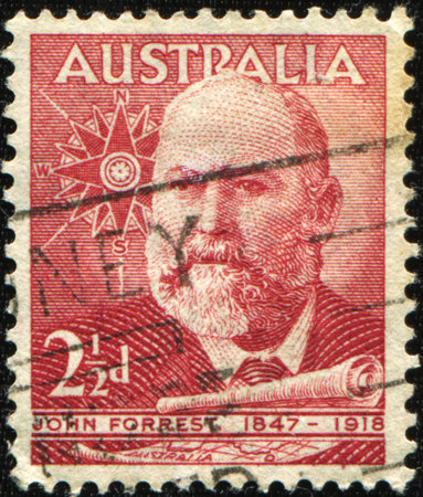 AUSTRALIA - CIRCA 1949: Sir John Forrest GCMG an Australian explorer ...