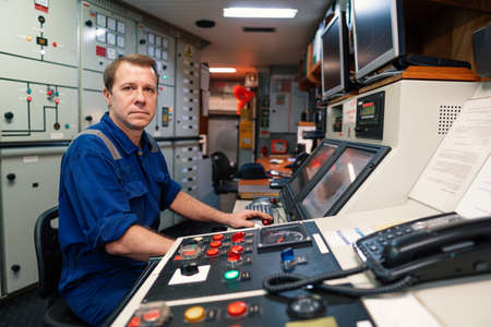 Photo of Marine engineer officer - ID:1-163374633 - Royalty Free Image ...