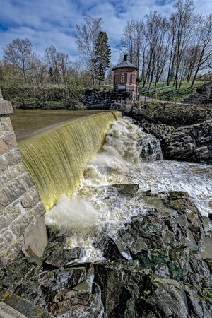 Vanhankaupunginkoski waterfall on Vantaanjoki River and Power Plant ...