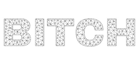 Vector of Mesh vector BITCH text. - ID:1-123653801 - Royalty Free Image ...