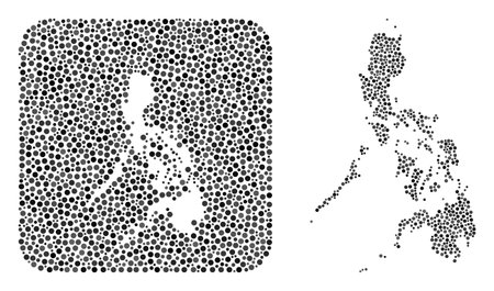 Vector of Map of Philippines collage - ID:1-161262895 - Royalty Free ...