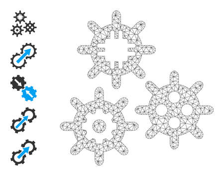 Vector of Vector micro mechanics mesh - ID:1-181742011 - Royalty Free ...