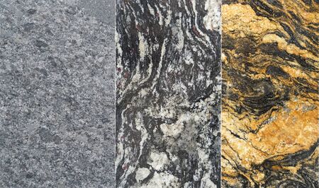 granite floor tile samples for sale in store - Stock Image - Everypixel