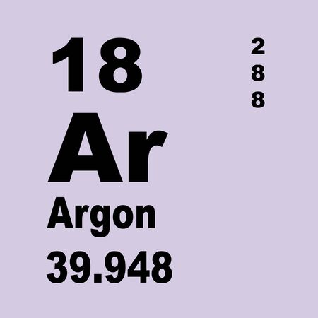 Photo of Argon is a chemical element - ID:1-136714050 - Royalty Free ...