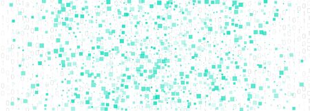 Information Technology. Matrix Vector. Data Software. White Particle ...