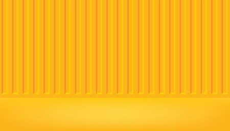 Yellow cargo container background, product display with copy space for ...