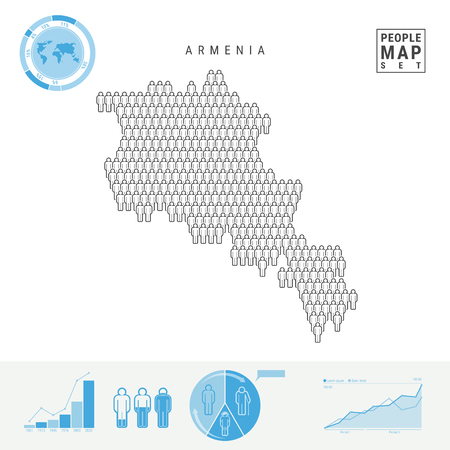 Vector of Armenia People Icon Map. - ID:1-126801001 - Royalty Free ...