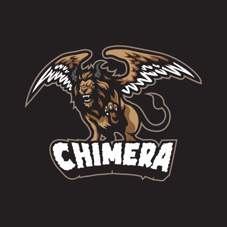 Vector of Chimera mascot logo design - ID:1-179698554 - Royalty Free ...