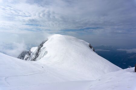 Trekking sport activity in Italian alps vacation - Stock Image - Everypixel