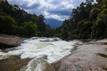 Karom waterfall is one of the attractions of Nakhon SI thammarat ...