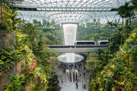 Photo of The Giant water fall HSBC Rain - ID:1-122862156 - Royalty Free ...