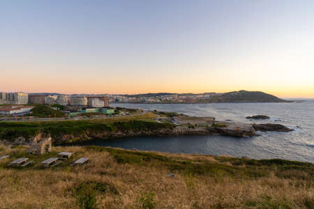 Coast near Hercules Tower (La Coruna, Spain).の写真素材 [40174903646]｜毎月1点無料 ...