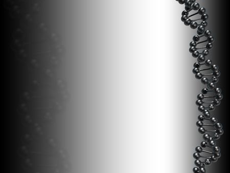 Black science background with a DNA strand, ideal for science ...
