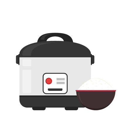 Vector of Rice cooker on white - ID:1-147838920 - Royalty Free Image ...