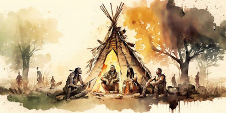 Photo of Illustration of native - ID:1-201526814 - Royalty Free Image ...