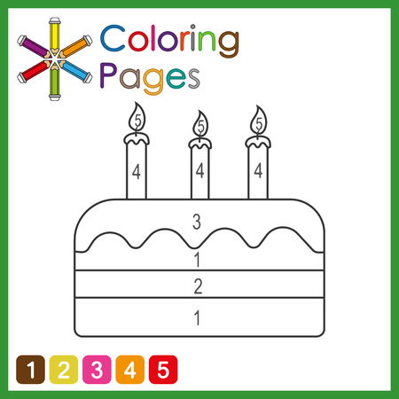 Vector of coloring page for kids, color - ID:1-134352793 - Royalty Free ...