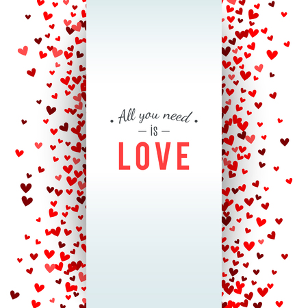 Red Heart Page Borders