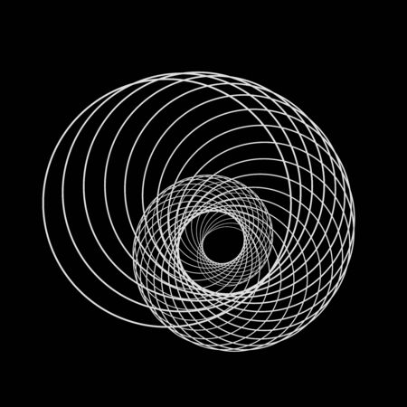 Vector of White circle shape in spiral - ID:140901213 - Royalty Free ...