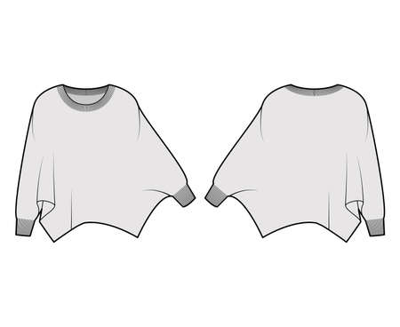 Vector of Sweater batwing sleeve - ID:1-167316522 - Royalty Free Image ...