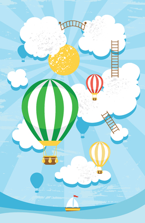 air balloons - Royalty Free Stock Illustrations and Vectors - Stocklib