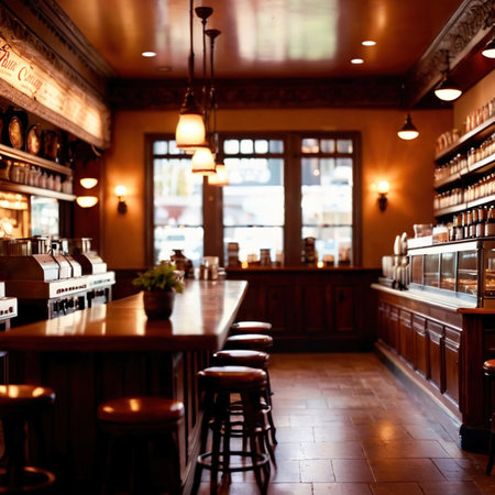 Photo de Interior of cafe cofee shop, - ID:1-225417161 - image libre de ...