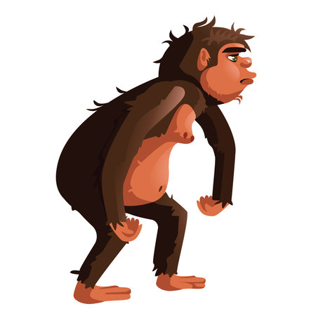 Vector of Ancient monkey, human ancestor - ID:1-144341734 - Royalty ...