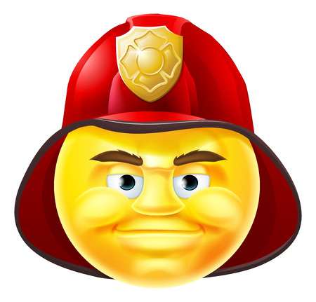 Vector of A fireman cartoon emoji - ID:1-50483331 - Royalty Free Image ...