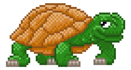 Vector of Turtle Tortoise Pixel Art - ID:1-173653628 - Royalty Free ...