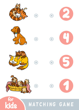 Vector of Matching education game for - ID:1-118622658 - Royalty Free ...
