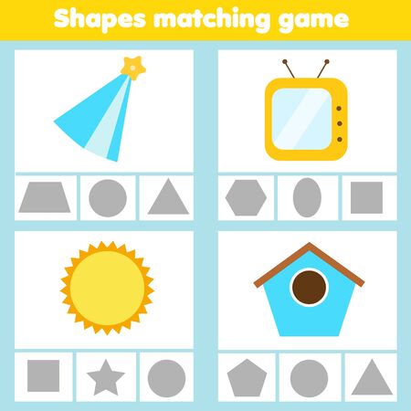 Vector of Matching children educational - ID:1-131884027 - Royalty Free ...