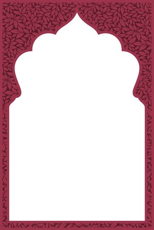 Vector of Indian frame with leaves - ID:145484955 - Royalty Free Image ...