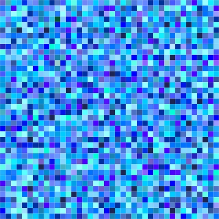 Blue background consisting of blue pixels of different colors with ...