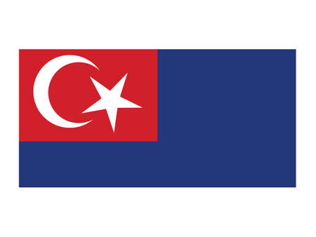 Vector Illustration of the Malaysian State of Johor Flag:: tasmeemME.com