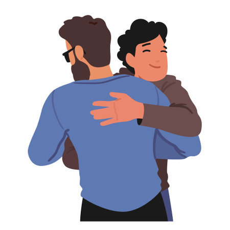 Friendly Hug Clipart