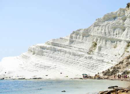 Spectacular coast of Agrigento - Scala dei Turchiの写真素材 [40027259818 ...