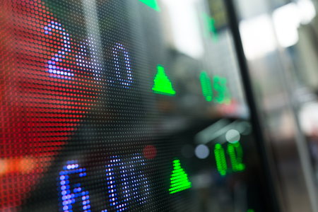 Stock market price display - Stock Image - Everypixel