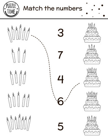 Vector of Birthday black and white - ID:1-161775742 - Royalty Free ...