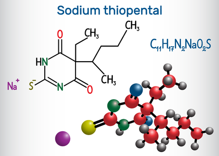 Vector of Sodium thiopental drug - ID:124098189 - Royalty Free Image ...