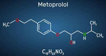 Vector of Metoprolol, C15H25NO3 - ID:1-143800945 - Royalty Free Image ...