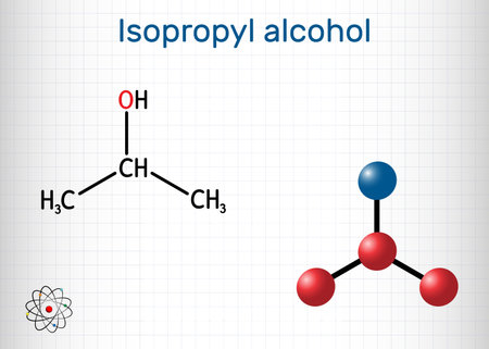 Vector of Isopropyl alcohol, 2-propanol, - ID:1-146268517 - Royalty ...