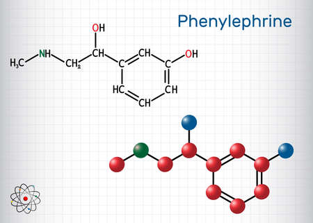 Photo of Phenylephrine molecule. It is - ID:155501156 - Royalty Free ...