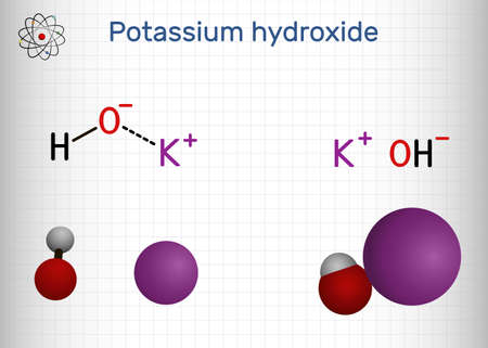 Vector of Potassium hydroxide, caustic - ID:1-165157739 - Royalty Free ...