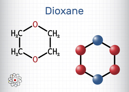 Vector of Dioxane (1,4-Dioxane) - ID:1-180618642 - Royalty Free Image ...