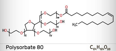 Ilustración del Polysorbate 80 molecule. - ID:180618669 - Imagen libre ...