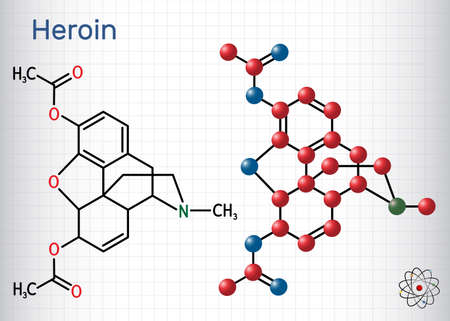 Photo of Heroin, diacetylmorphine, - ID:185902542 - Royalty Free Image ...